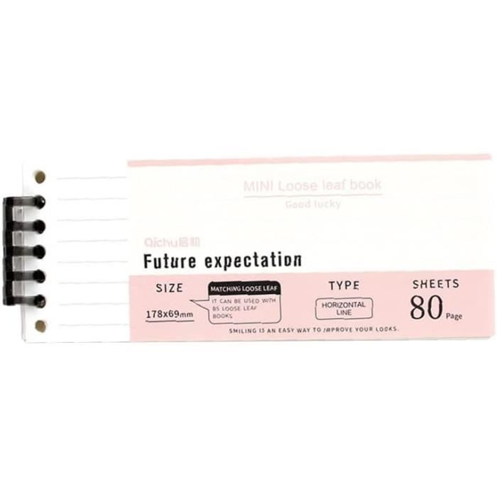 Bloc-Notes De Recharge Pour Bloc-Notes A5-B5 - 60 Feuilles Doublées ...