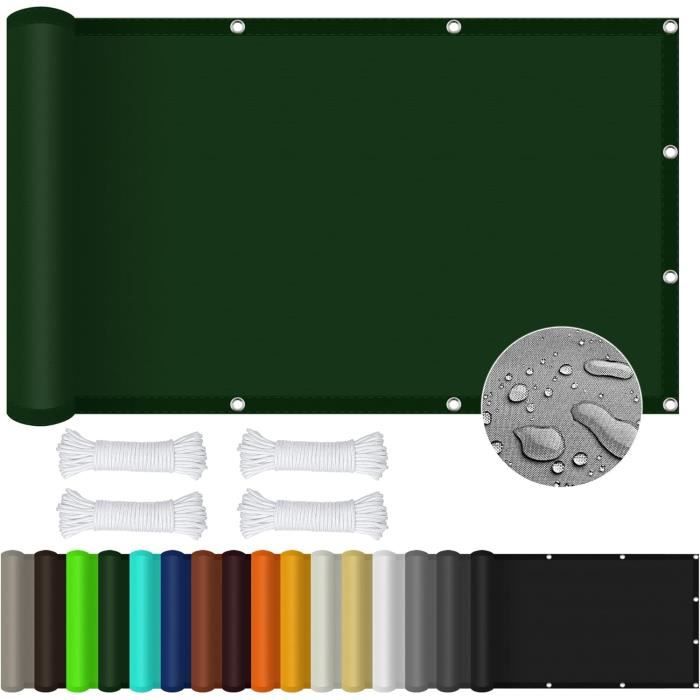 Voile D'Ombrage Auvent Rectangulaire Uv 3 X 6 M Imperméable Renforce ...