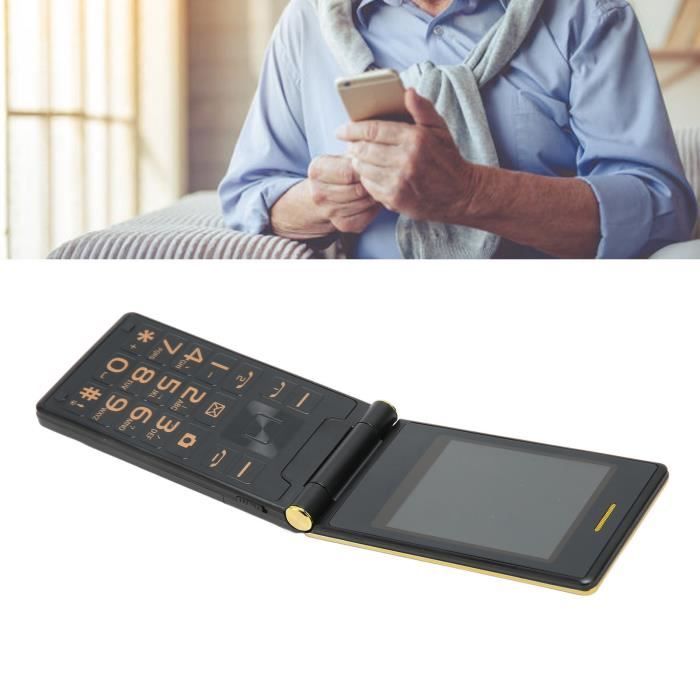 Téléphone portable pour personnes gées Téléphone portable Senior 3 ...