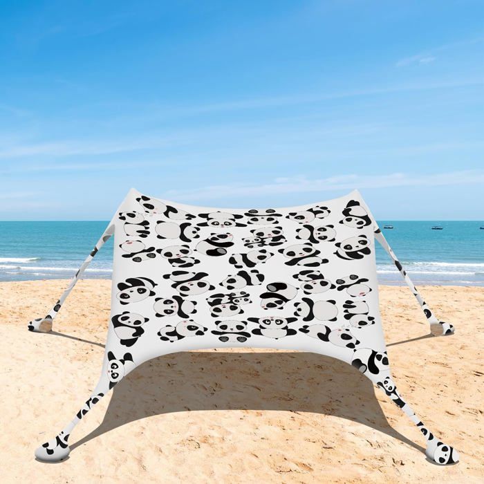 Tente Abris De Plage Upf 50 Uv Protection Avec Sacs De Sable Ancres ...
