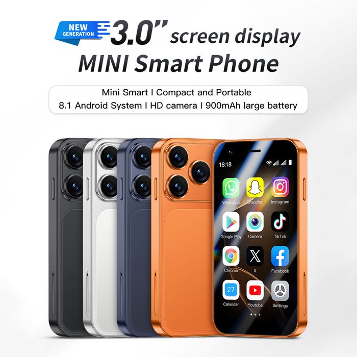 A17 Mini 3G Smartphone 3,0 pouces 2 Go 16 Go 900 mAh 2MP/5MP GPS WiFi ...