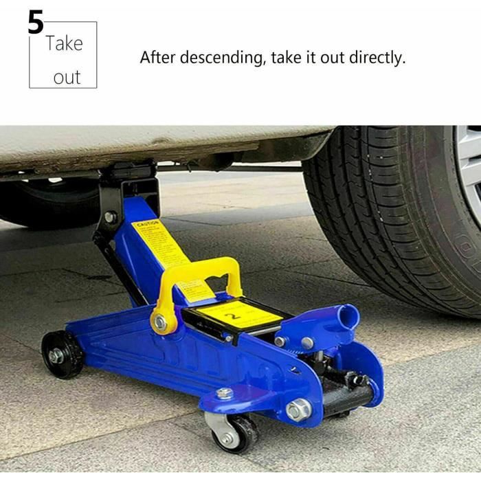 Crics hydrauliques de 2 tonnes, crics pour roues de voitures, levage de ...