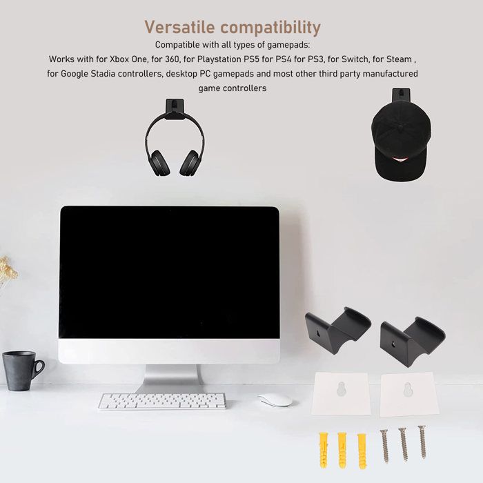 Vvikizy Support mural pour contrôleur Support mural de contrôleur ...