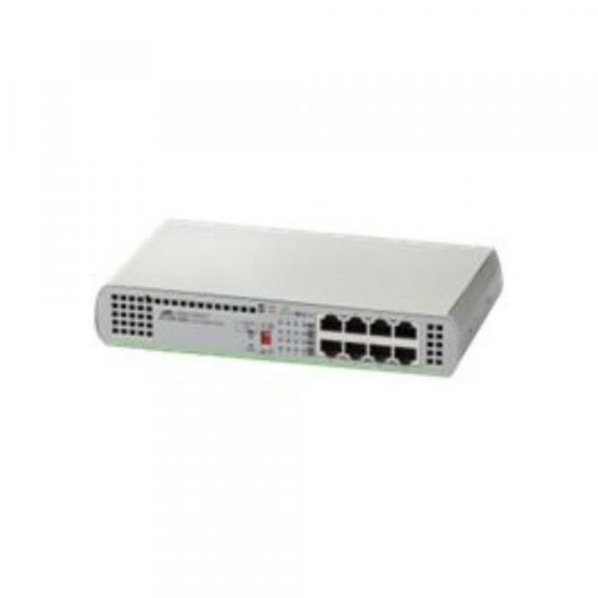 Allied Telesis 8 port 10-100-1000TX unmanaged switch with external power supply EU Power Adapter ...