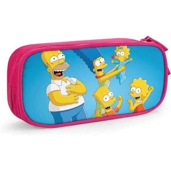 Trousse À Crayons The Simpsons Avec Fermeture Éclair - Pour Étudiants ...