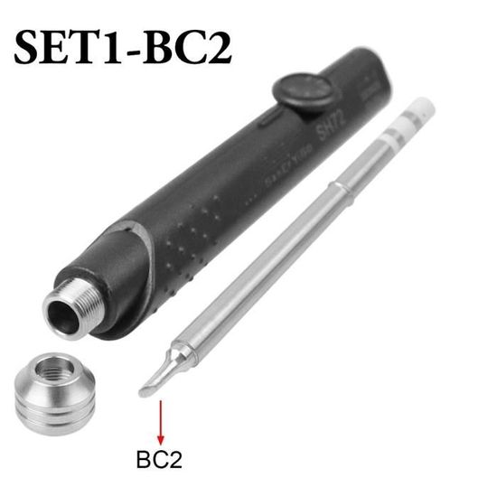 Définir 1-BC2 - SH72 Mini fer à souder électrique 65W, Station de soudage Portable à température ...