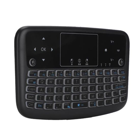 EBTOOLS clavier à boutons sans fil Mini Touch Flat Backlight 2.4G ...