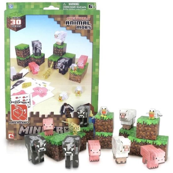 MINECRAFT Construction 30 Pièces-Animal Mobs - Cdiscount Jeux - Jouets
