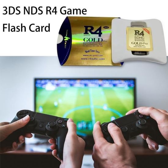 Carte Flash de jeu 3DS NDS R4 petite et facile à transporter pour jouer à la carte de jeux, or ...