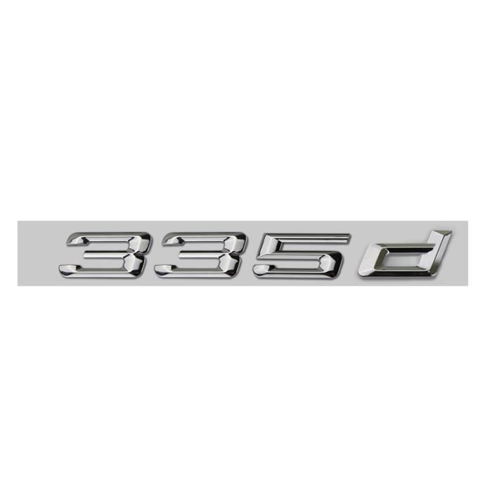 Logo 335d BMW Autocollant Coffre Arrière Emblème Badge insigne Sticker ...