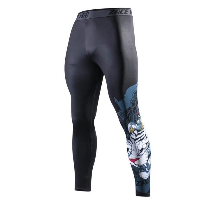 Collants de course pour hommes,pantalons de Compression,vêtements de ...