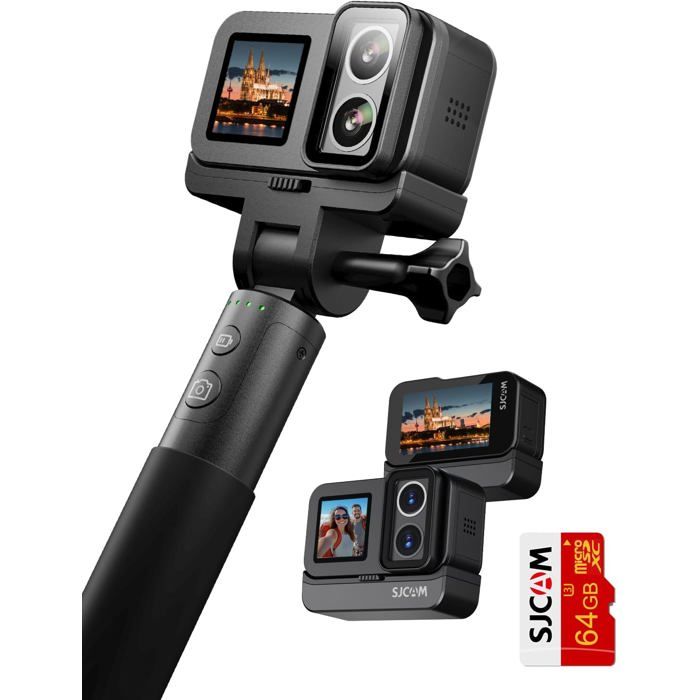 Caméra d'action 4K étanche - ZUUKO - SJ20 - Double objectif - Mode ...