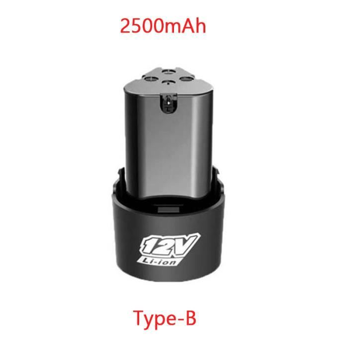 12V-B 2500mAh--Batterie aste pour outils électriques, batterie Ion ...