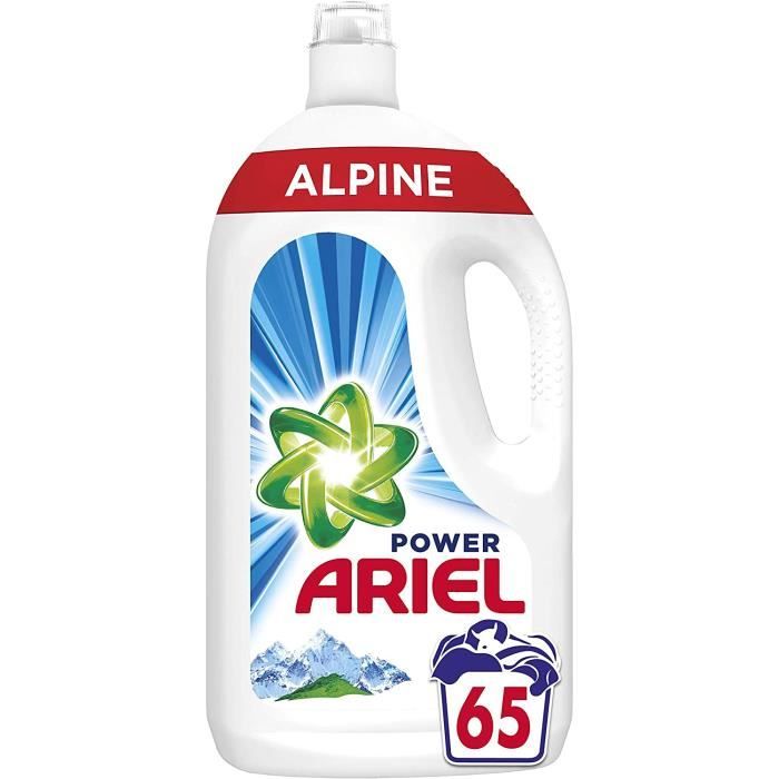 Ariel Power Lessive Liquide, 65 Lavages (3.575 L), Parfum Fraîcheur ...