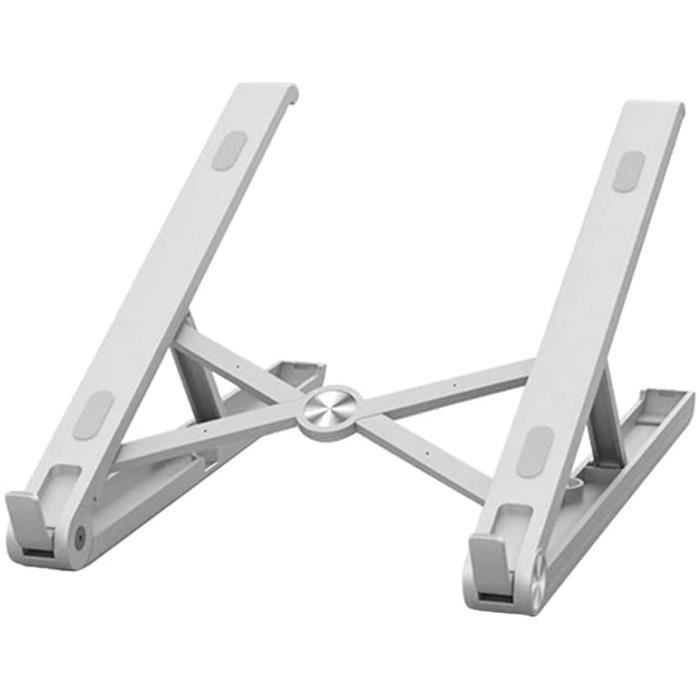 Support pour ordinateur portable Support Riser Hauteur réglable Pliable Support Portable Base ...