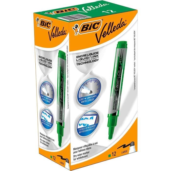 Velleda Feutres pour Tableau Blanc Effaçables à Sec Pointe Conique ...