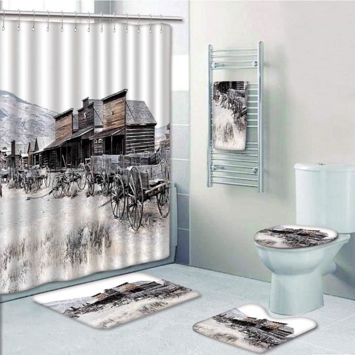 Wagons en bois des années 20 Ghost Town Antique Wyoming Wheels 5 pièces ...