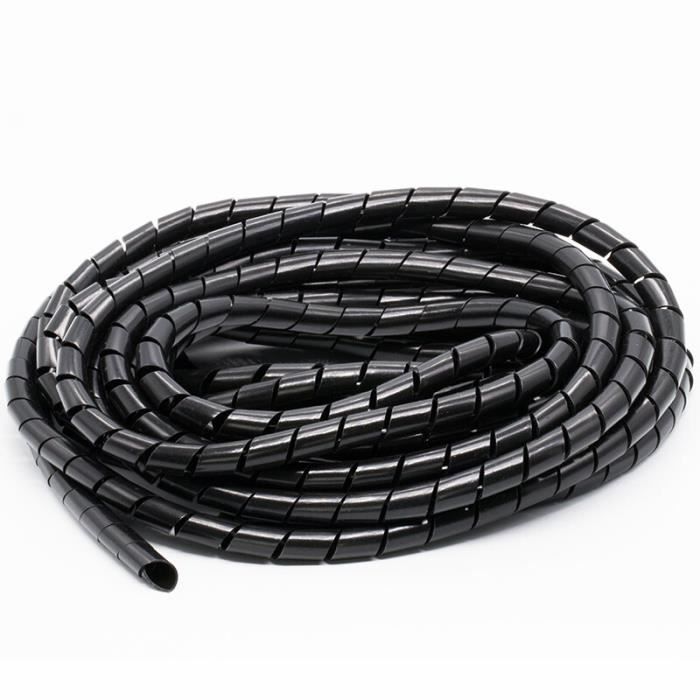 Tube thermorétractable,Gaine de Protection en spirale pour câbles,gaine ...