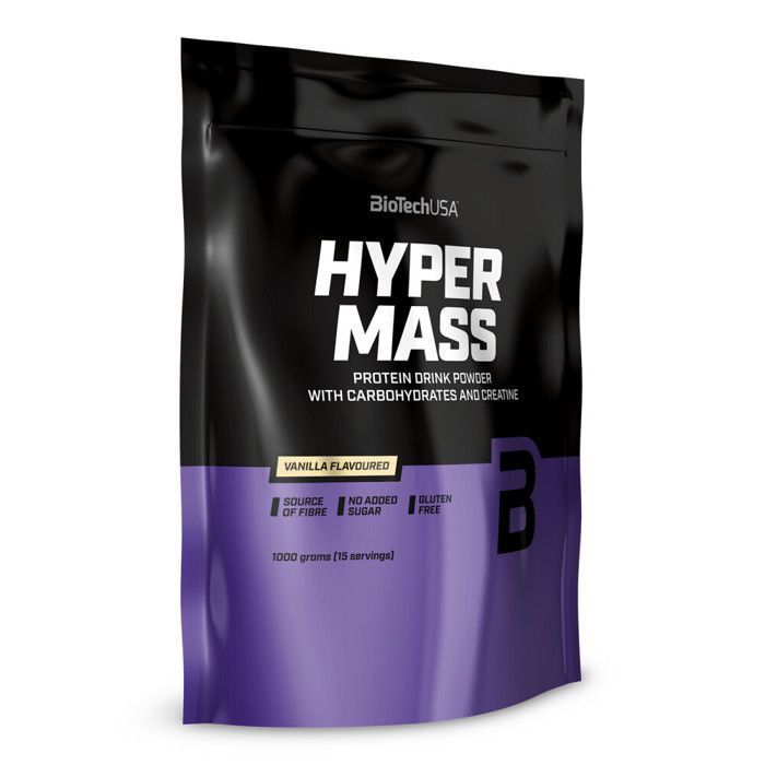 Hard gainer BioTech USA - Hyper Mass - Vanilla 1000g - Cdiscount Sport
