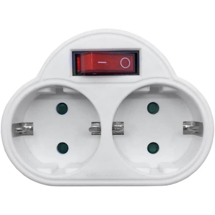 1 Pièce Prise Multiple Standard Ue 250V 16A Prise De Conversion Double ...