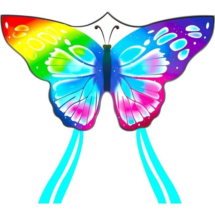 Cerf-Volant Papillon Pour Enfants Et Adultes, Facile À Faire Voler ...