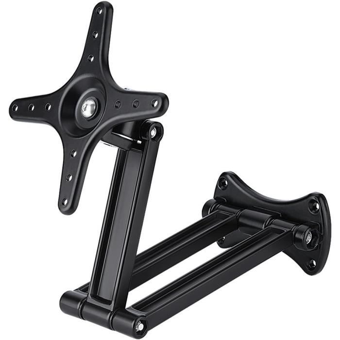 Support TV mural articulé Full Motion Support TV pour écran plat TV LED ...