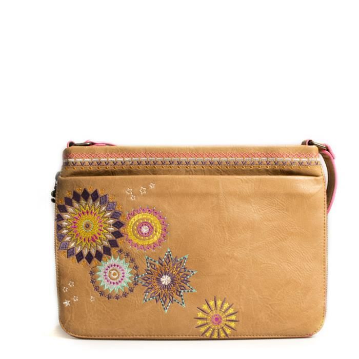 Amélie Formiga sac brun -23x1x30cm- - Cdiscount Bagagerie - Maroquinerie