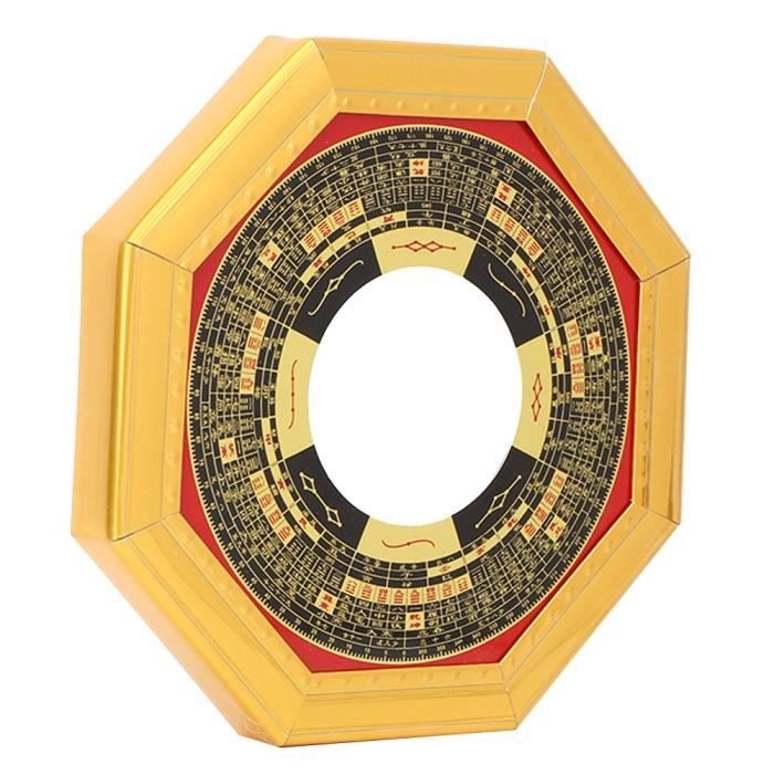 Miroir Feng Shui - DUOKON - Bagua Convexe/Concave - Bois - Rond ...