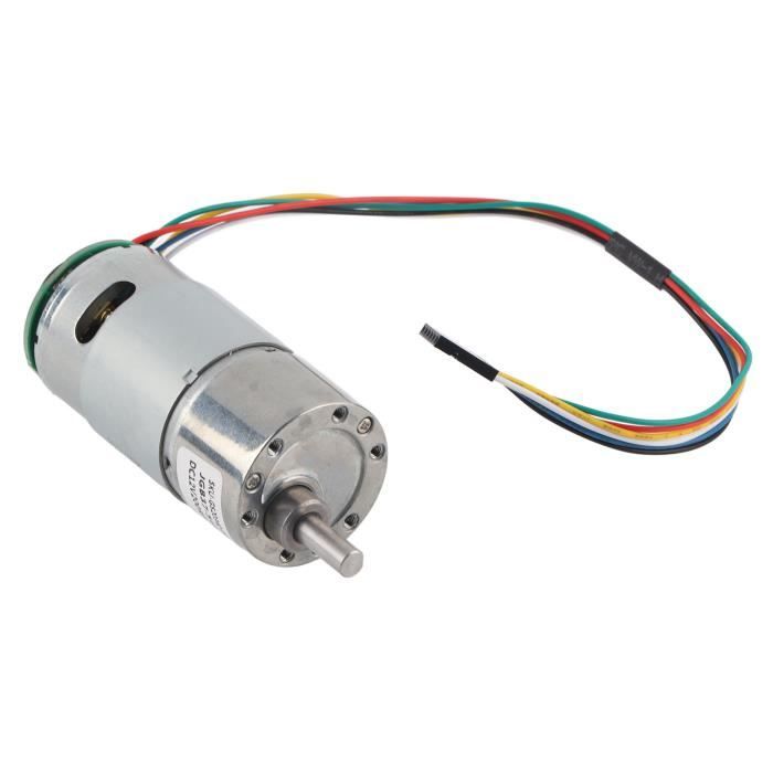 EJ.life Moteur avec encodeur Grand moteur à engrenages de torsion avec ...