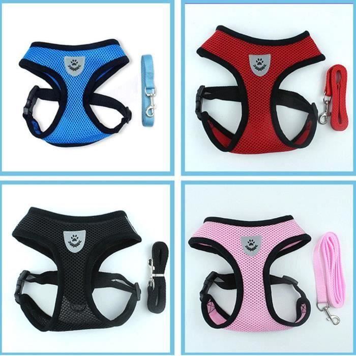 Harnais réglable pour chien chiot gilet pour chiens de compagnie ...