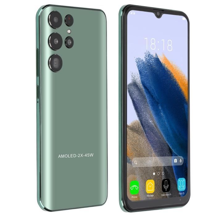 HURRISE Smartphone à écran HD de 6 Smartphone vert, écran HD de 6.6 ...