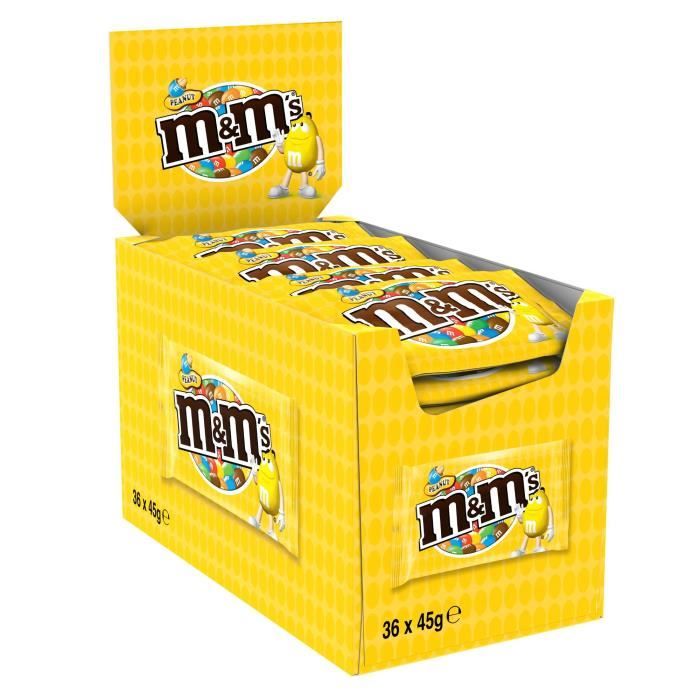 Show Box 36 sachets M&M's Peanut 45g - Cdiscount Au quotidien
