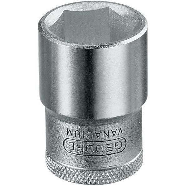 Douille, Entraînement 1-2" 12,5 Mm, 6 Pans, Diamètre 18 Mm, Outil, 19 18, Acier Chromé[J1314 ...
