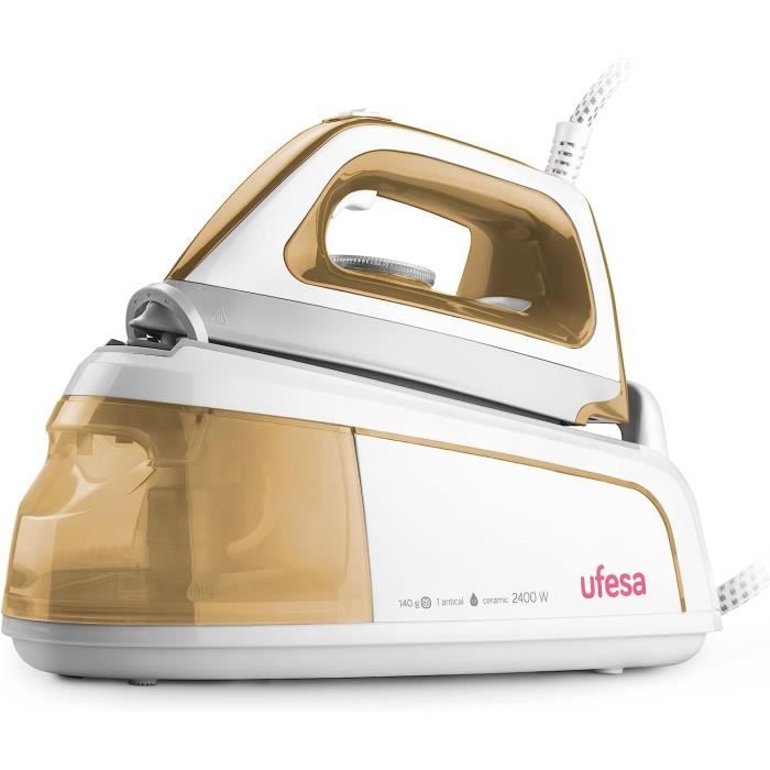 UFESA Steam Ultra Centrale Vapeur 2400W, 4 Bars, Débit de Vapeur 90g ...