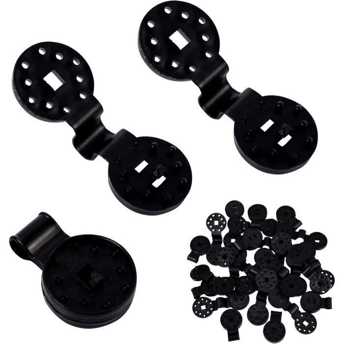 50pcs Clips en Plastique pour Toile d'Ombrage, Clips en Plastique pour ...