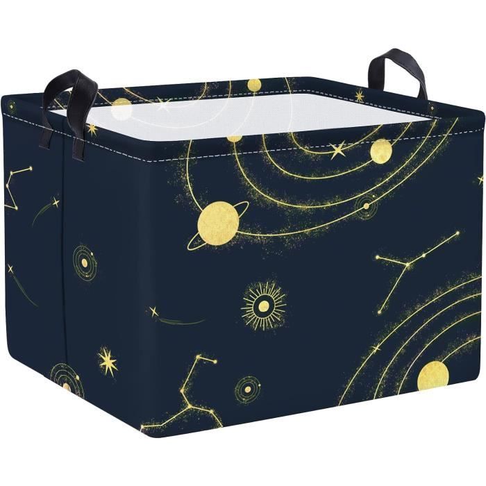 Panier Rangement Pliable Univers Planète Pour Vetement Boîtes De ...