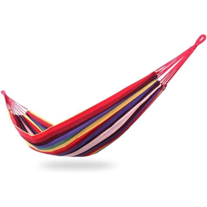 Hamac Suspendu TRAHOO - Rouge - Pour 2 Personnes - Portable et ...