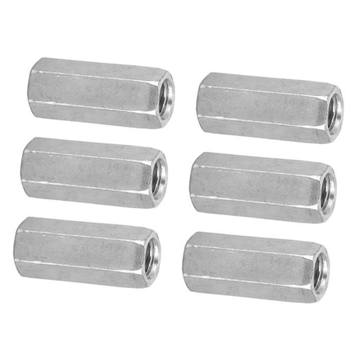 10 pcs M8 Écrous à Tige Longue Hexagonales Écrous à Douille Entretoises Filetées (M8 * 30 ...