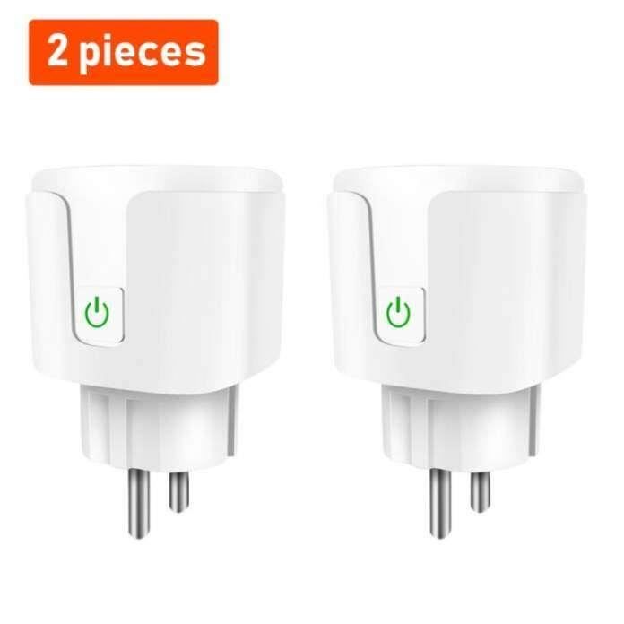 WD04724-MULTIPRISE,Interrupteur intelligent Tuya Wifi EU 20A . AC 85 ...