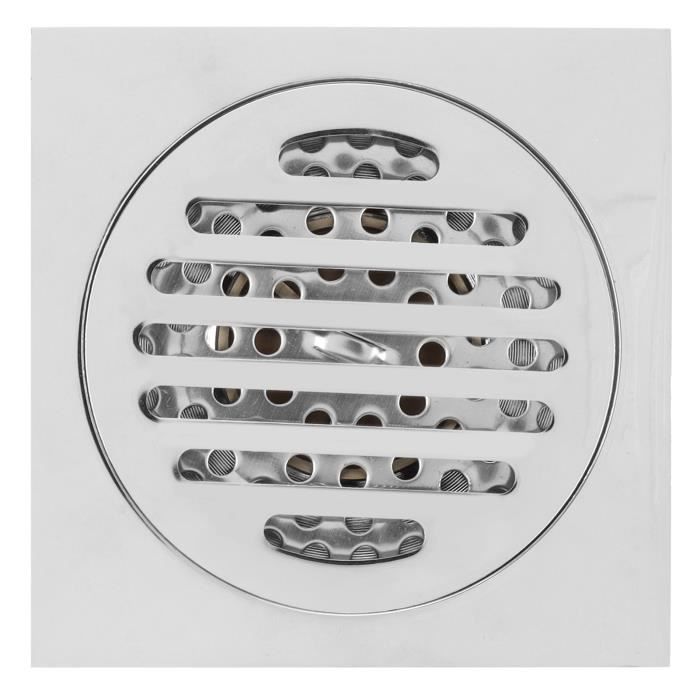 LEH Drain de sol 10x10cm Siphon de sol Carré Douche Cuivre Anti ...