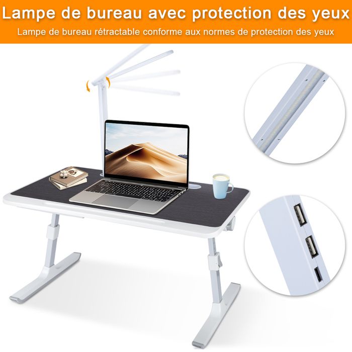 MIPAN.Support Tablette pour Ordinateur - Avec Pieds Réglables et ...