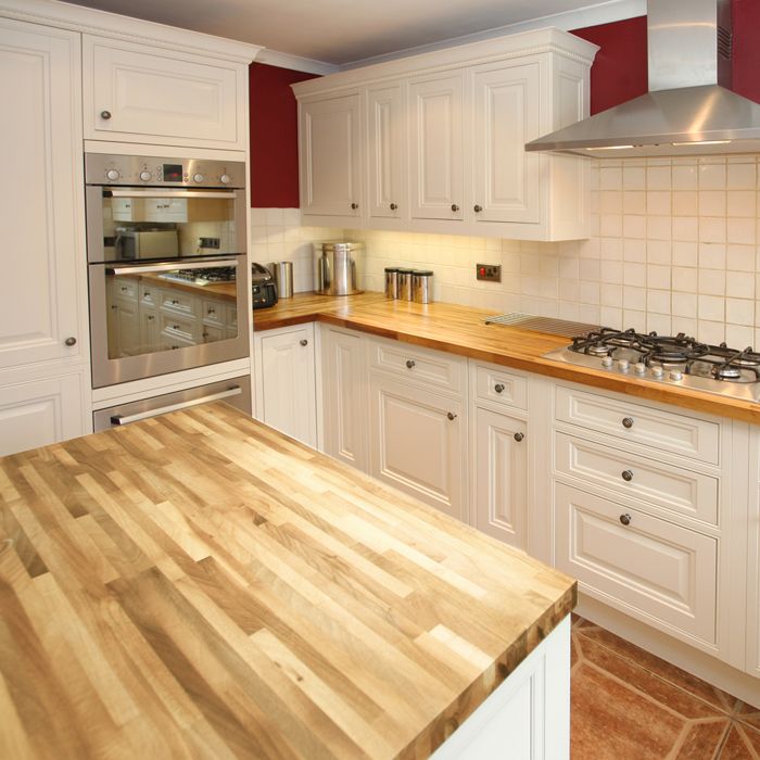 Plan de travail chêne massif lamellé collé 2000 × 900 × 40 mm – FSC Mix ...