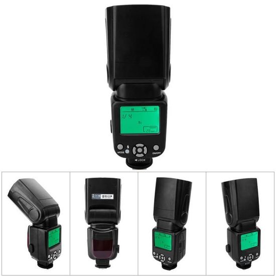 Qiilu Flash d'appareil photo Lampe Flash pour Appareil Photo, TR-960II ...