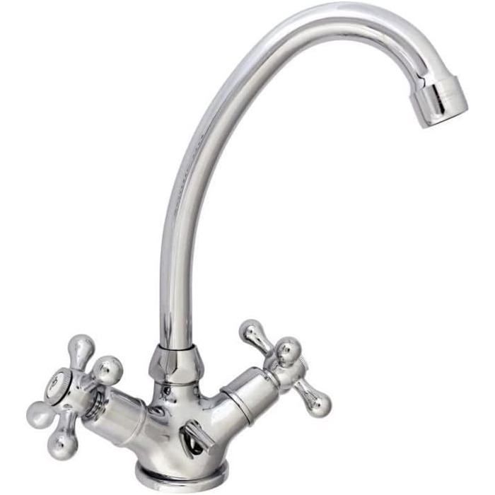 Rousseau Mlangeur de Lavabo Beverley, Chrom # Multicolore ROBINETTERIE ...