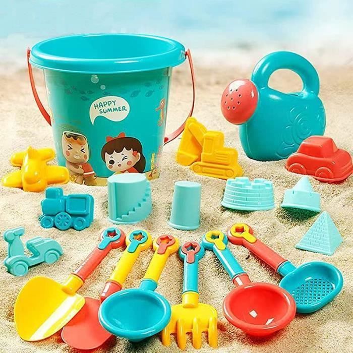 Jeu de plage - keeper - ZGEER - 18 pièces - Moules à sable - Seau de ...