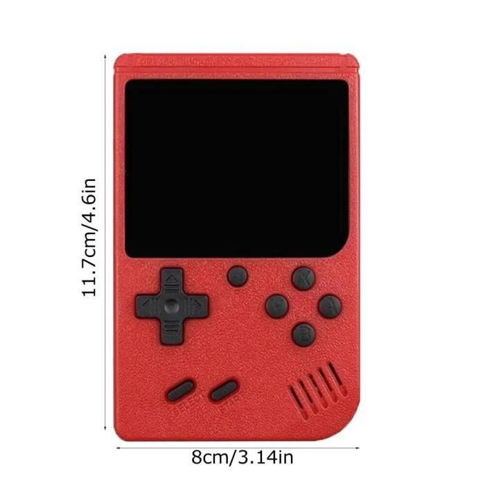 Rouge - Console de jeu vidéo Retro Determiner, console de jeu 400 en 1 ...