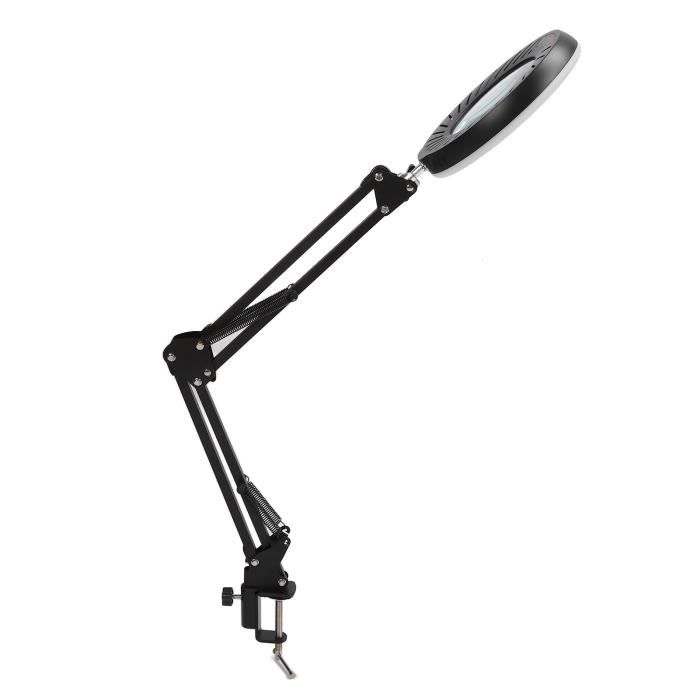 Lampe loupe à LED Lampe loupe LED pliable 5 couleurs Mode Stepless ...