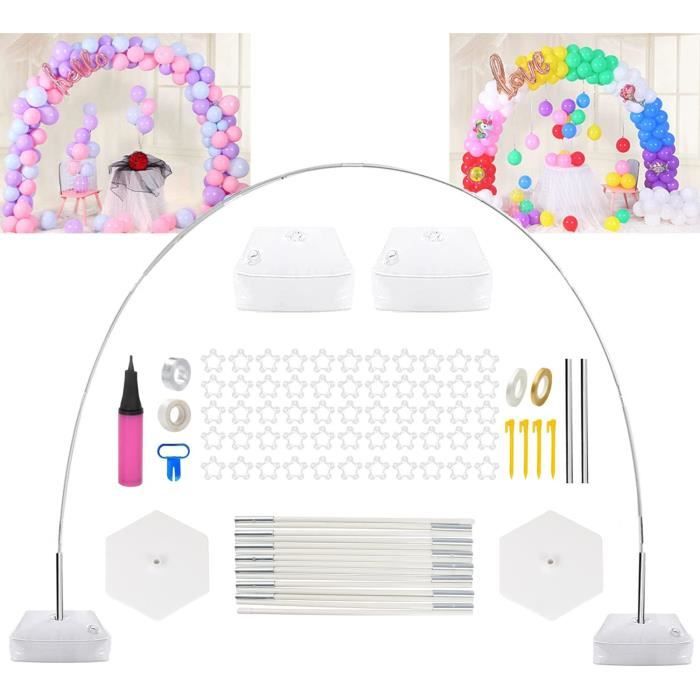 Czcpapy Kit D'Arche De Ballon Blanc Kit D'Arche De Ballon Support D ...