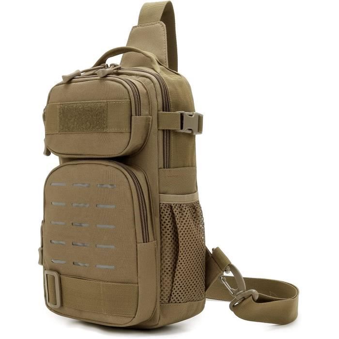 Sac De Poitrine Tactique Sacoche Bandouliere Cross Body Sac A Dos ...