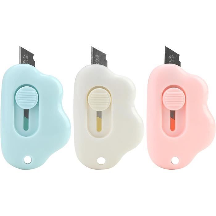 Mini Cutter3 Pièces Box Cutter Petit Ouvre-carton Portable Ouvre-lettre ...